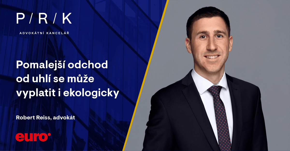 Robert Reiss: Pomalejší odchod od uhlí se může vyplatit i ekologicky ...